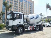 China HOWO CNG Concrete Mixer Truck with 6-10 m³ Drum Capacity and 6×4 Drive Mode Powered by CNG 336-371 HP Engine for sale