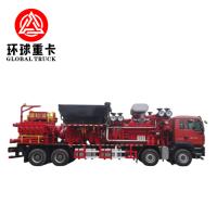 China 8×6 Drive Wheel Oilfield Fracturing Truck with 1697L/Min Maximum Plunger Pump Displacement and Euro 6 Emission Standard for sale