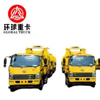 China HOWO 4×2 350hp Diesel Crash Cushion Truck with Scissor Lift for Nigeria Road Safety and Construction Zone Protection for sale