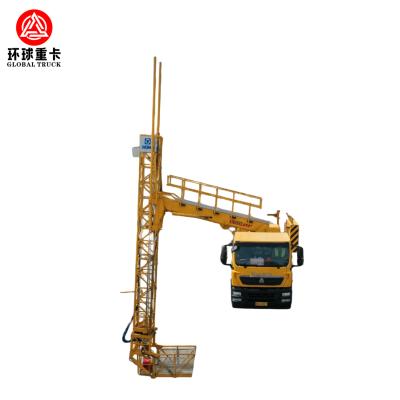 China 2026 Brand New Euro 4/2/5/6 Bridge Inspection Truck with 14m-16m Working Height and HOWO 4x2/6x4 Chassis for Ghana Projects for sale