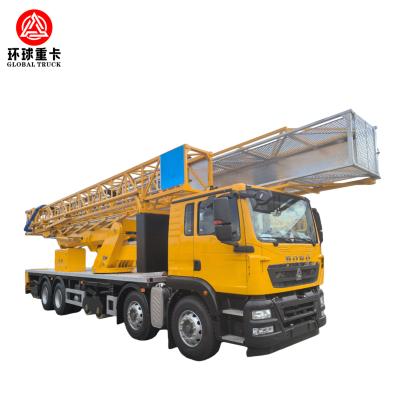 China HOWO Sinotruk Sitrak Diesel Powered Bridge Inspection Vehicle with Folding Boom Lift and Euro 5/6 Engine for 14-22 Meters Working Depth for sale