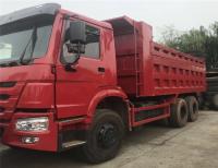 China RHD Driving 30 Ton Dump Truck , Euro 2 Sinotruk 6x4 Howo Tipper Two Seats for sale
