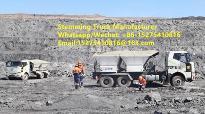 China Hot Sell High efficiency Stemming Truck Stone filling vehicle GLOBAL-15 10/12/20 ton Multifunctional Blast Hole service Mongolia Guinea Kazakhstan Uzbekistan Indonesia Congo MMU for sale