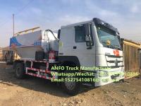 China Durable reliable HOWO 10/15/20/30T BCLH-10 on-site mixing and charging machine granular ammonium explosive ANFO Truck Emulsion Blasting service Drilling mobile explosive Manufacturing Unit MEMU MMU for sale