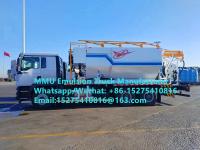 China Camions multifonctionnels SINOTRUCK HOWO 15/20/25 tonnes pour le mélange et le chargement d'émulsions, explosifs en vrac ANFO, Mongolie, RDC, Pérou, Ghana, Zimbabwe. Service de dynamitage minier MMU for sale