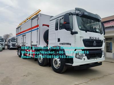 China Good quality smart HOWO 15T BCRH-15 on-site mixing and charging emulsion truck bulk explosive loading truck Mongolia Mining Blast service Kazakhstan Uzbekistan Indonesia Congo DRC GUINEE Tanzania MMU for sale