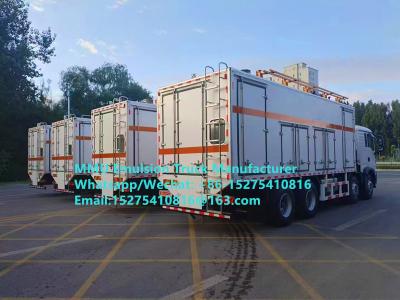 China CUSTOMIZED CHINA MADE ORICA TREAD 15TON LOAD CAPACITY MIXING AND CHARGING EMULSION BULK EXPLOSIVE TRUCK MONGOLIA MINES BLAST KAZAKHSTAN UZBEKISTAN INDONESIA CONGO DRCMMU FOR SIMANDOU IRON ORE for sale