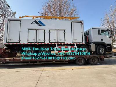 China GOOD BLAST QUALITY AND SAFETY 20TON EMULSION-BASED BULK EXPLOSIVES TRUCK VEHICLE FOR WET OR DRY BLASTHOLES MONGOLIA, KAZAKHSTAN, UZBEKISTAN, INDONESIA, CONGO DRC, ZAMBIA, TANZANIA, GUINEA for sale