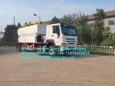 China BRAND NEW HOWO 20/25TON MIXING AND CHARGING EMULSION BULKMASTER EXPLOSIVES VEHICLE FOR WET OR DRY BLASTHOLES for precision loading and real-time blast data Russia, Kazakhstan, Uzbekistan, Indonesia for sale