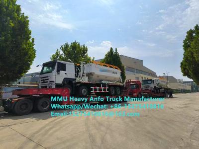 China High cost performance mixing and charging multi-functional heavy ammonium oil explosives Truck 15/20/25Ton Heavy Emulsion ANFO Truck Zambia/Zimbabwe/Tanzania/Ghana/Guinea/Peru Mining Blasting Service for sale