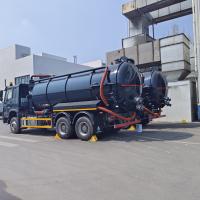 China HOWO 15CBM Vacuum Sewage Suction Truck with 6*4 Drive Wheel and Diesel Fuel for Septic Tank Cleaning and Sludge Transport for sale