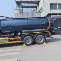 China HOWO 15CBM Vacuum Sewage Suction Truck with 6×4 Drive Type and Hydraulic Tipping Discharge for Septic Tank Cleaning for sale