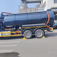China HOWO 15CBM Vacuum Sewage Suction Truck with 266HP Engine and 6×4 Drive for Septic Tank Cleaning for sale