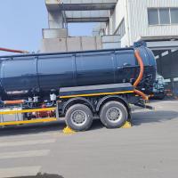 China HOWO 15CBM Vacuum Sewage Suction Truck with 266HP Engine and 6×4 Drive for Septic Tank Cleaning for sale
