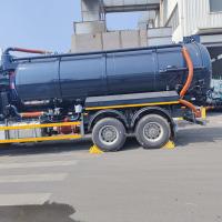 China HOWO 15CBM Vacuum Sewage Suction Truck with 6*4 Drive Wheel and 251-350hp Horsepower for Septic Tank Cleaning for sale