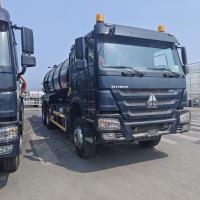 China HOWO 15CBM Vacuum Sewage Suction Truck with 6*4 Drive Wheel and Diesel Fuel for Septic Tank Cleaning and Sludge Transport for sale