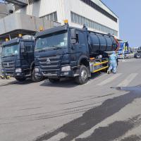 China HOWO 15CBM Vacuum Sewage Suction Truck with 6*4 Drive Wheel and Diesel Fuel for Septic Tank Cleaning and Sludge Transport for sale