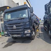 China HOWO 15CBM Vacuum Sewage Suction Truck with 6×4 Drive Type and Hydraulic Tipping Discharge for Septic Tank Cleaning for sale