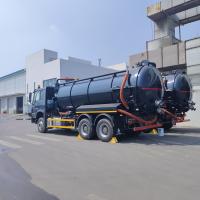China HOWO 15CBM Vacuum Sewage Suction Truck with 6×4 Drive Type and 266HP Engine Power for Municipal and Industrial Waste Cleaning for sale