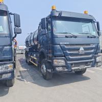 China HOWO 15CBM Vacuum Sewage Suction Truck with 6×4 Drive and 336HP Engine for Septic Tank Cleaning and Industrial Waste for sale
