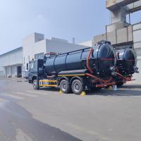 China HOWO 15CBM Vacuum Sewage Suction Truck with 6×4 Drive Type and 266HP Engine for Municipal and Industrial Waste Cleaning for sale