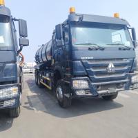 China HOWO 15CBM Vacuum Sewage Suction Truck with 6×4 Drive Type and 266HP Engine for Municipal and Industrial Waste Cleaning for sale