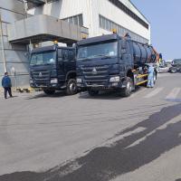 China HOWO 15CBM Vacuum Sewage Suction Truck with 371hp Horsepower and 6×4 Drive Wheel for Industrial Waste Cleaning for sale