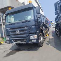 China HOWO 15CBM Vacuum Sewage Suction Truck with 6×4 Drive Type and 336HP Engine for Septic Tank Cleaning and Sludge Transport for sale