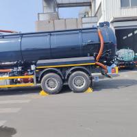 China HOWO 15CBM Vacuum Sewage Suction Truck with 371hp Horsepower and 6×4 Drive Wheel for Industrial Waste Cleaning for sale