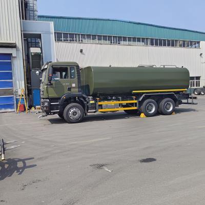 China HOWO TX 6×4 Water Tank Truck with 20T Payload Euro 2 Emission Standard and ＞16m Sprinkling Area for Dust Control and Municipal Cleaning for sale