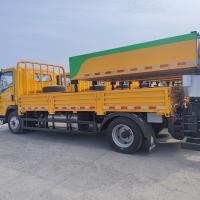 China HOWO 4×2 Crash Cushion Truck with Multi-layer Steel Energy-Absorbing Structure Hydraulic Lifting System and LED Warning Lights for Highway Safety for sale