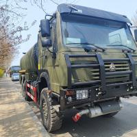 China HOWO 6x6 Fuel Tank Truck with 20,000 Liters Capacity and 371HP Turbocharged Diesel Engine for Zambia Mining Operations for sale