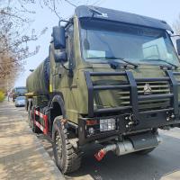 China HOWO 6x6 Fuel Tank Truck with 20,000 Liters Capacity and 371HP Turbocharged Diesel Engine for Zambia Mining Operations for sale