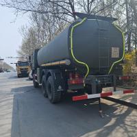 China Reliable HOWO 6×6 All-Wheel Drive Fuel Tank Truck with 15,000L-25,000L Tank Capacity and Turbocharged Diesel Engine for sale