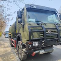 China HOWO 6x6 Fuel Tank Truck with 6x6 All-Wheel Drive, 15,000L - 25,000L Capacity, and SINOTRUK Diesel Engine for Off-Road Fuel Transportation for sale