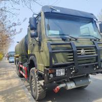 China HOWO 6×6 Fuel Tanker Truck with 20T Payload and Euro 2 Emission Standard for Tough Operations for sale
