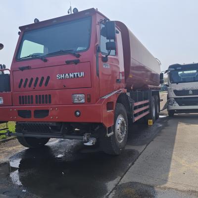 China Shantui 6×4 Mining Water Truck with 20T Payload and Carbon Steel Tank for Dust Suppression for sale
