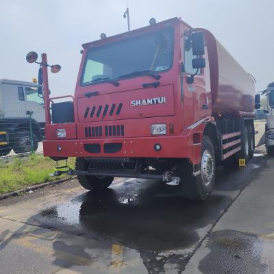 China Shantui 6×4 Water Tank Truck with 20T Payload and High-Strength Carbon Steel Tank for Mining Dust Suppression for sale
