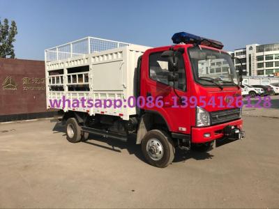 China FAW Jiefang Tiger V 4X4 Full Wheel Drive Rescue special cargo Truck With Yuchai Engie 130HP for sale