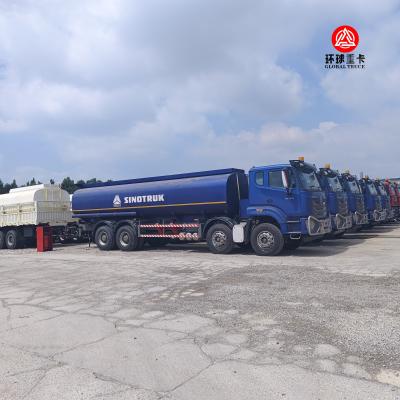 China HOWO NX 8x4 30000L Fuel Tank Truck Heavy Duty Diesel Bowser Truck for Tanzania Market for sale