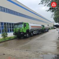 China Camion-Citerne de Carburant HOWO TX 8×4 en Aluminium – Fuel Bowser SINOTRUK pour le Sénégal for sale