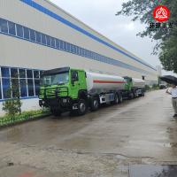 China Brand New HOWO TX 8×4 Aluminum Alloy Fuel Bowser for Ghana for sale