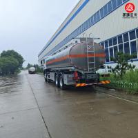 China Camión Cisterna de Combustible HOWO TX 8×4 – Camión Tanque de Aluminio SINOTRUK para Transporte de Combustible for sale