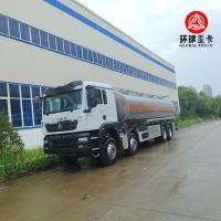 China شاحنة صهريج وقود HOWO TX 8×4 – شاحنة نقل وتوزيع الوقود الثقيلة من SINOTRUK for sale