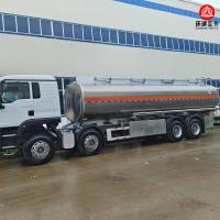 China شاحنة صهريج وقود HOWO TX 8×4 – شاحنة نقل وتوزيع الوقود الثقيلة من SINOTRUK for sale