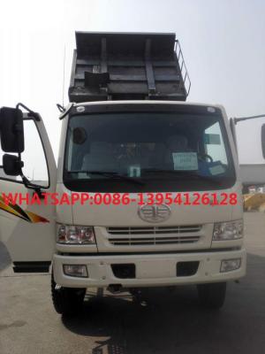 China 4090MM Wheelbase FAW J5K 4X2 Heavy Duty Dump Truck 180HP 9M3 Body Capacity for sale