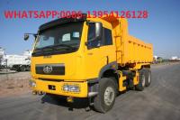 China Weichai engine 380hp FAW JieFang New J5P 6x4 10 Wheeler dump truck  18M3 body capacity for sale