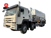 China SHACMAN 6×4 Bulk Emulsion Mixing and Charging Truck with 350 HP Diesel Engine and 8-23 m Telescopic Hose Arm for Mining Blasting for sale