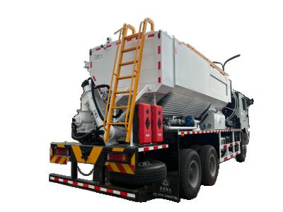 China New SHACMAN 6×4 Bulk Emulsion Mixing and Charging Truck with 300 kg/min Efficiency and 8-23 m Telescopic Hose Arm for sale