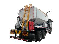 China 8×4 Drive Type 32 Ton Bulk Emulsion Mixing and Charging Truck with 8-23 m Telescopic Hose Arm for Mining Blasting for sale